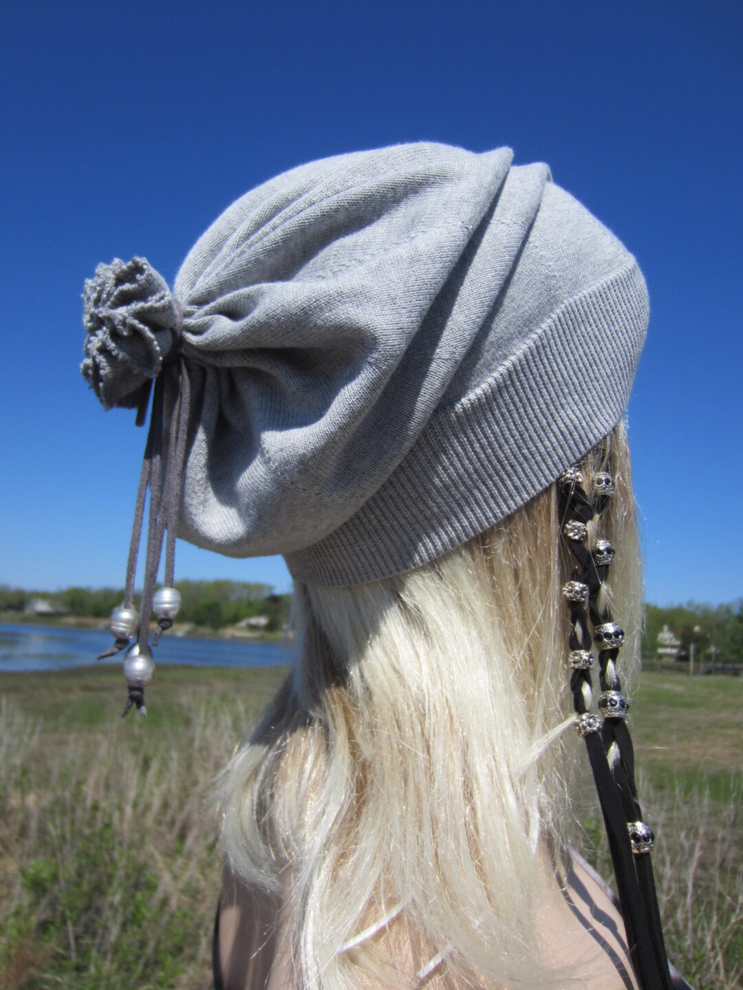 Bohemian Clothing Women Freshwater Pearls Lightweight Beanies Summer ...