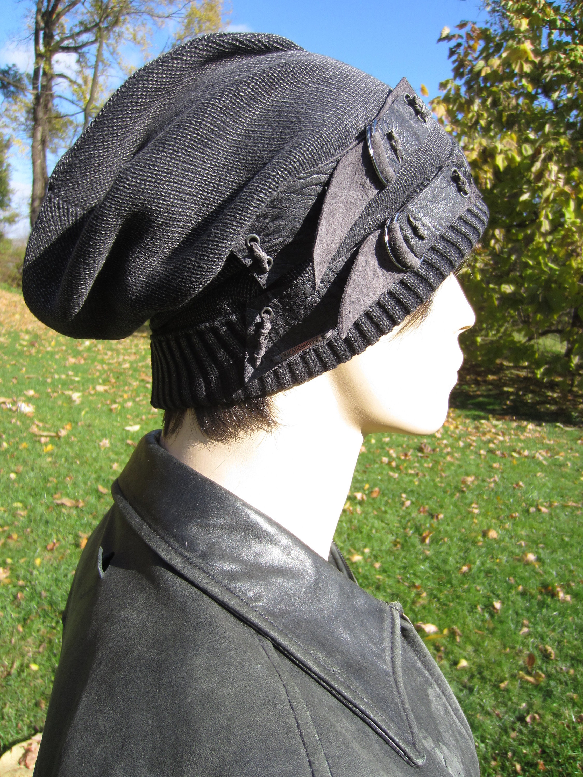 Men's Post Apocalyptic Reworked Clothing Slouchy Beanie | Etsy