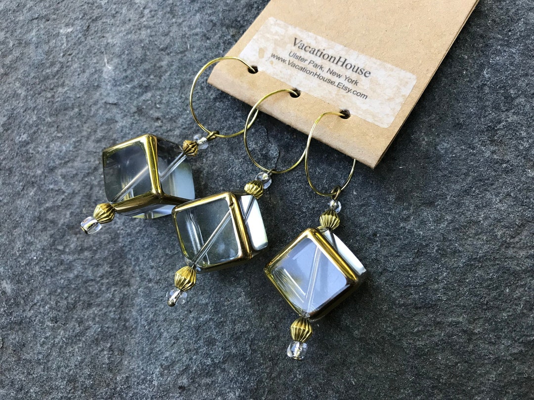 Ice Cube Hair Charms Rings Hair Jewelry Braid in Wrap Gold Wrapped ...