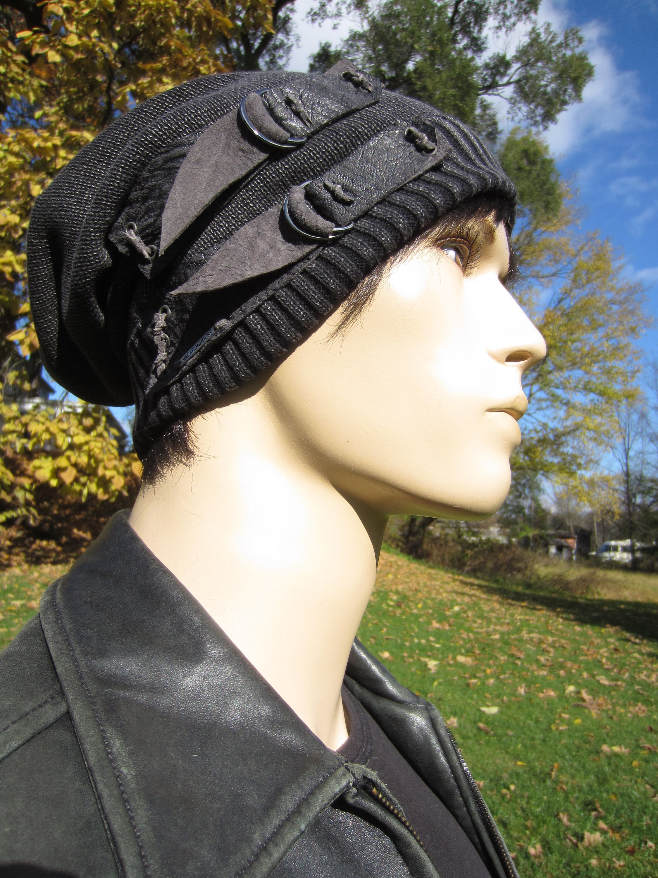 Men's Post Apocalyptic Reworked Clothing Slouchy Beanie | Etsy