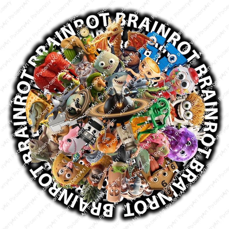 Brainrot Meme Clipart Set, Funny PNG Files (digital Download) - Etsy ...