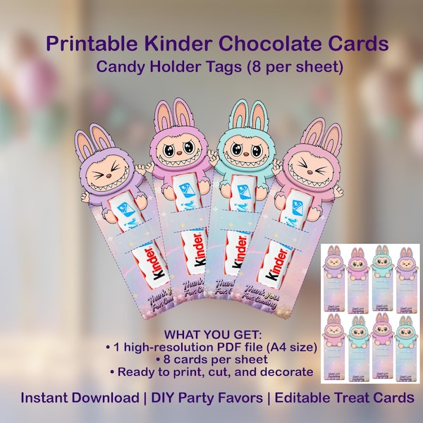 Labubu Template Box - Etsy