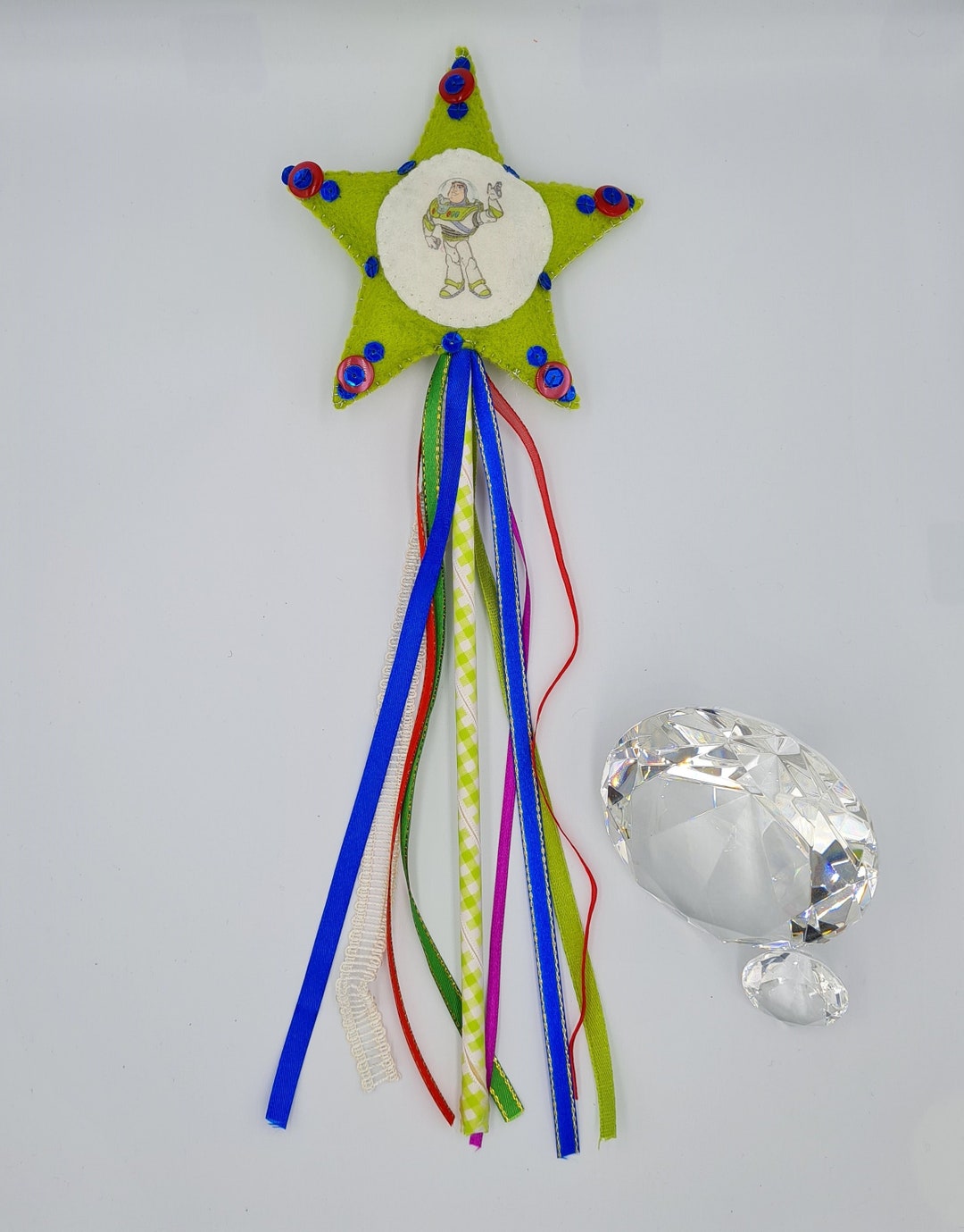 Toy Story Wand Buzz Lightyear Theme, Kids Birthday Gift Present Ribbon ...