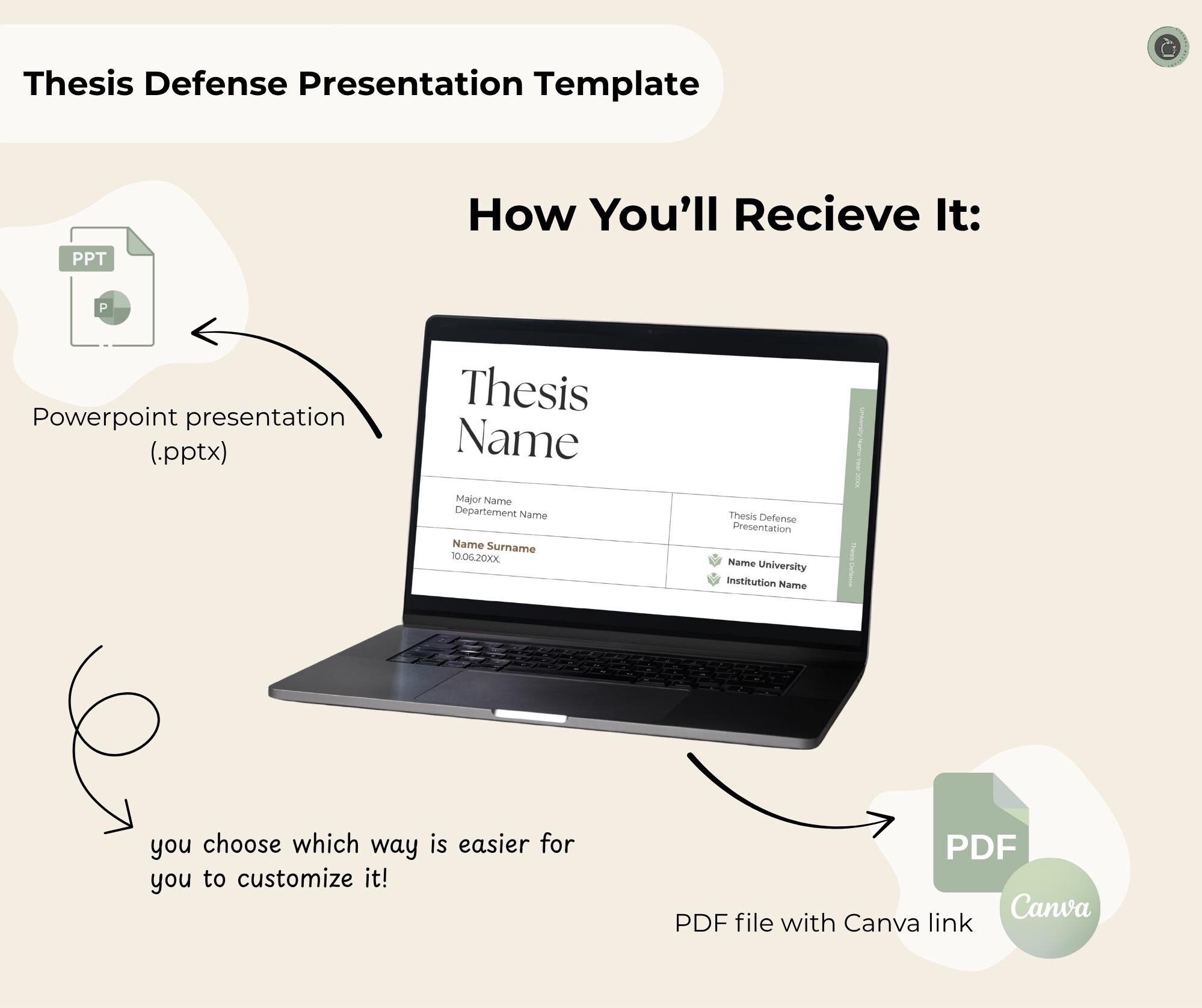 Thesis Defense Powerpoint Template | Academic Research Template ...