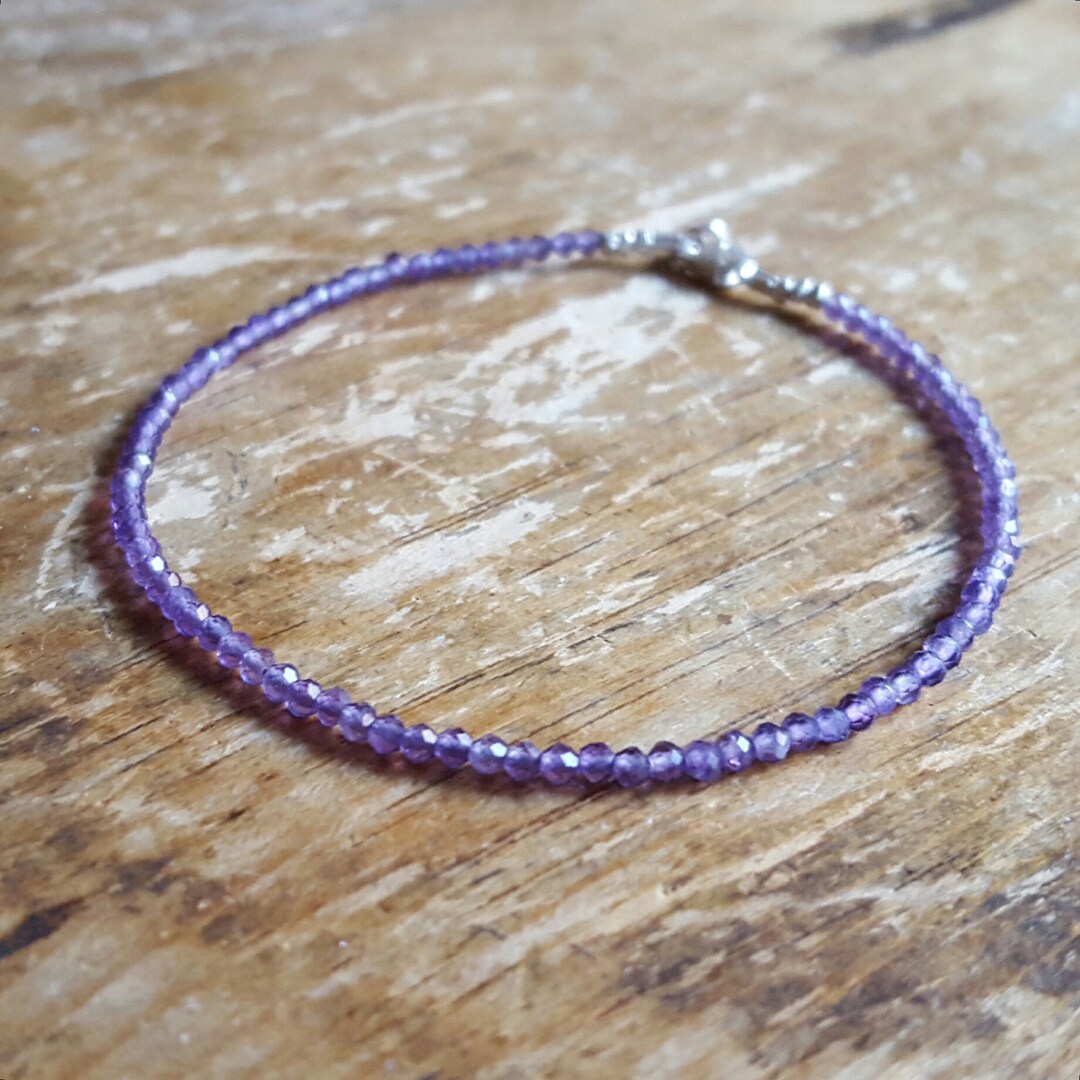 Amethyst Bracelet, Amethyst Bracelets, February Birthstone Bracelet ...