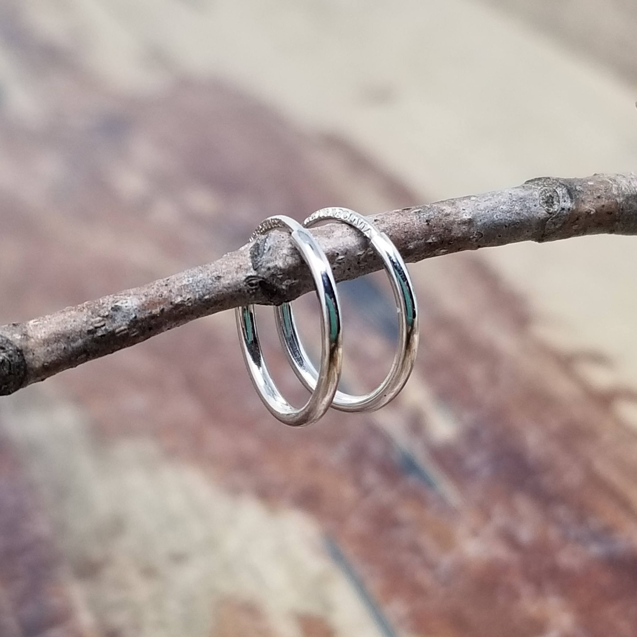 Tiny Gold Hoops White Gold Hoops Hoop Earrings 14K Hoops Small | Etsy