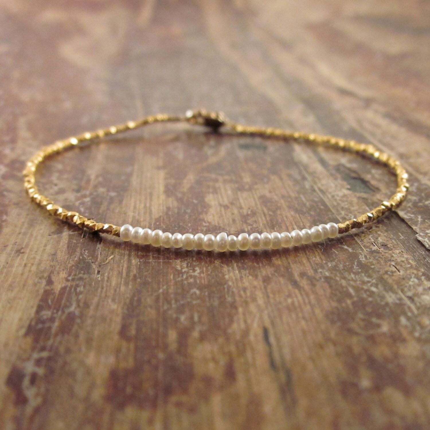 Pearl Bracelet Pearl Beaded Bracelets Womens Gift for Her June | Etsy