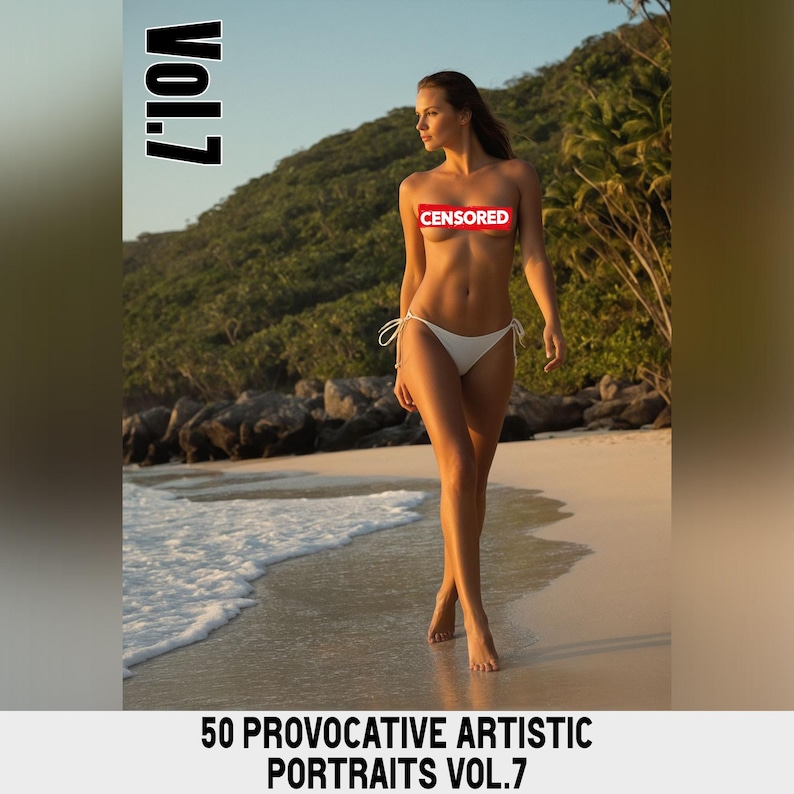 50 Provocative Artistic Portraits Digital Photo Set Vol 7 Etsy