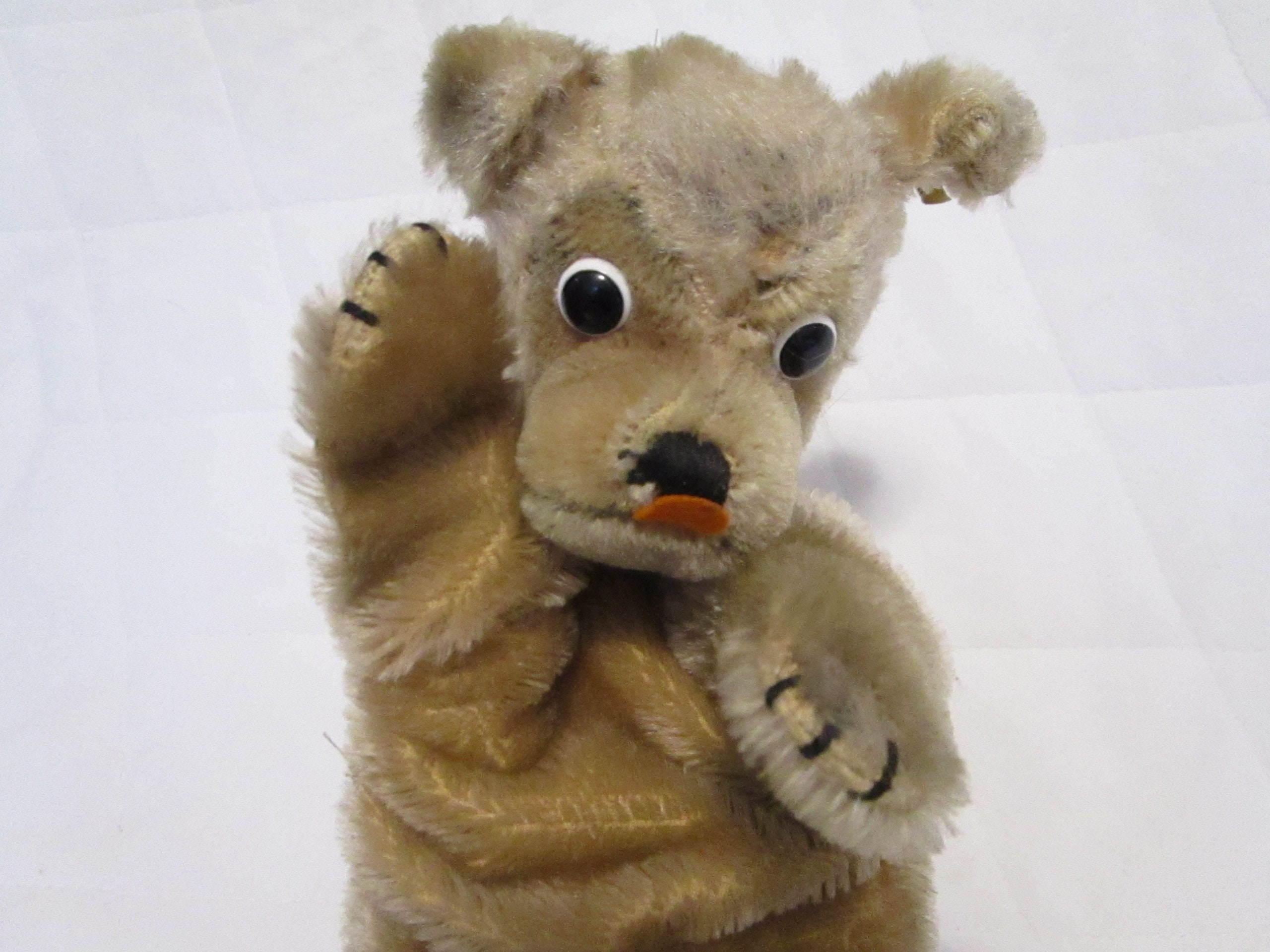 Steiff Mopsy Puppet, Mohair Pug Dog Hand Puppet - Etsy UK