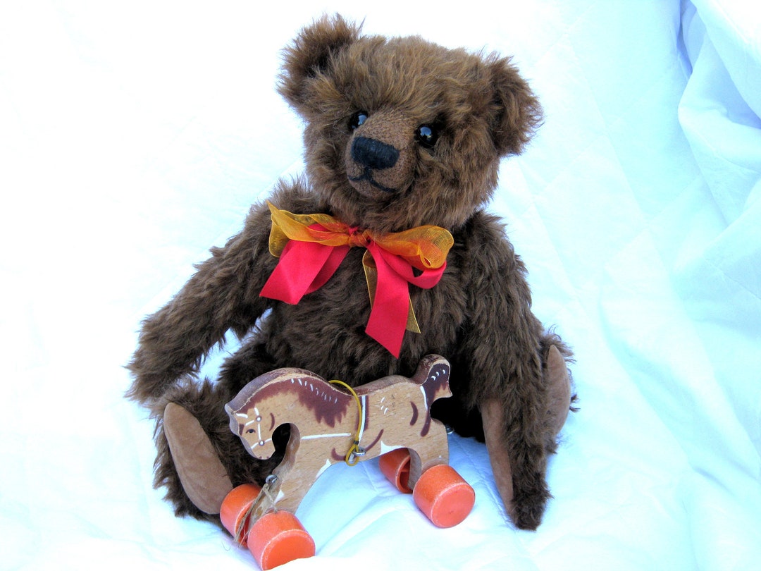 Artist Mohair Bear 16" Collectors Teddy Bear Biff Made for Pud Bears - Etsy