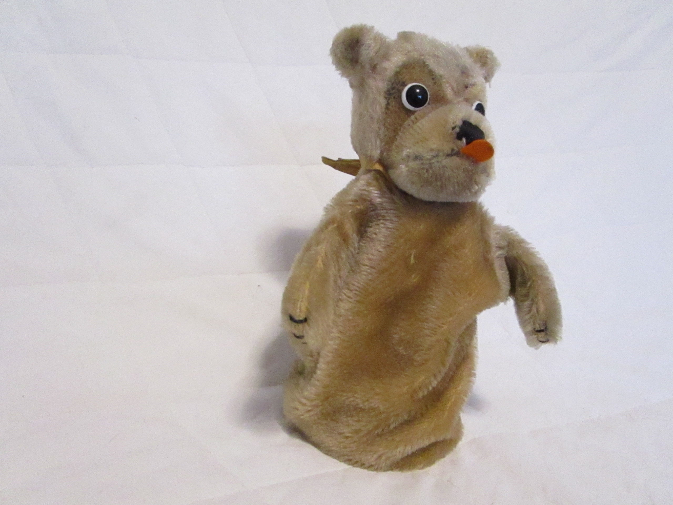 Steiff Mopsy Puppet, Mohair Pug Dog Hand Puppet - Etsy UK