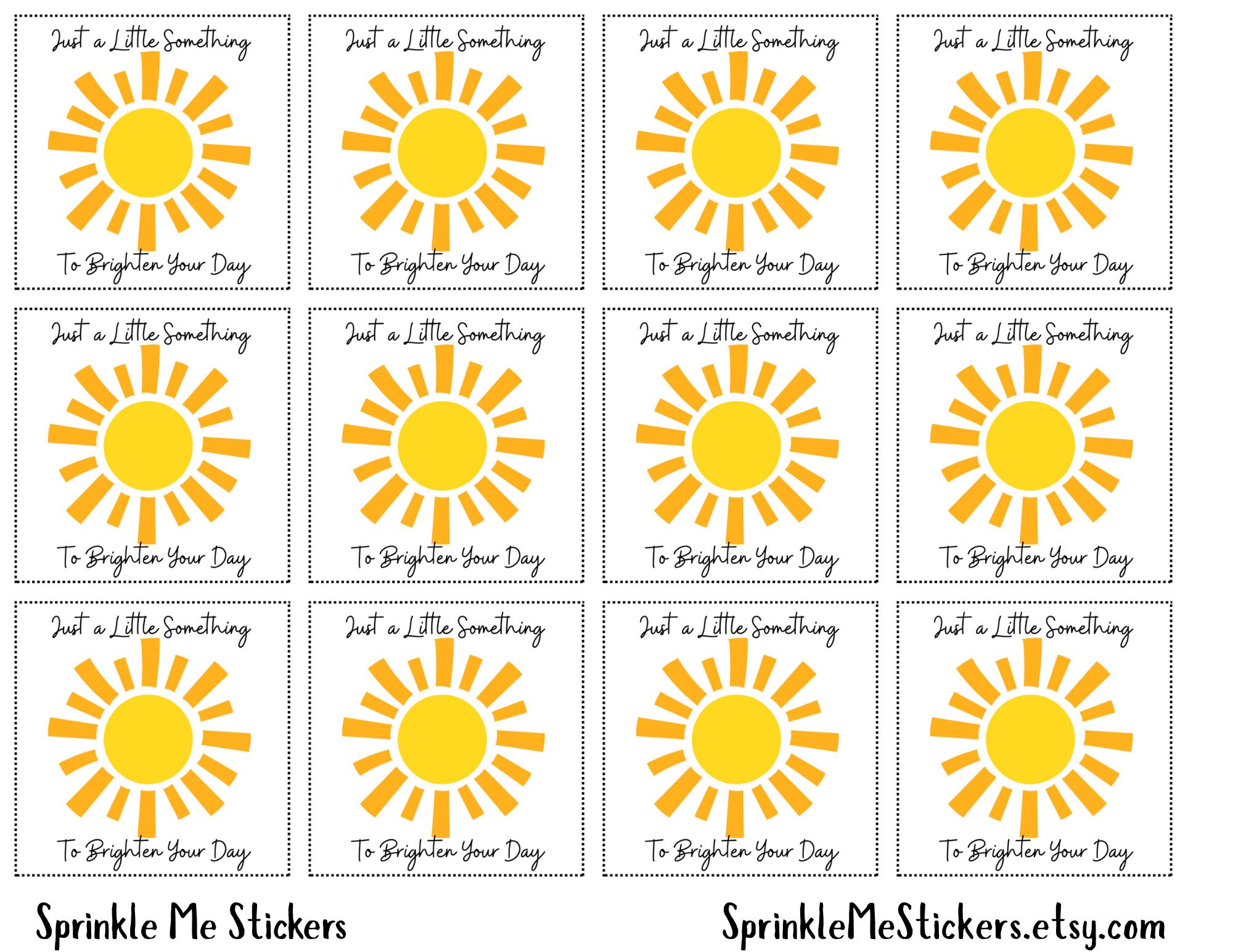 Sunshine Gift Tag: Printable Favor Tag (PDF Download) - Etsy