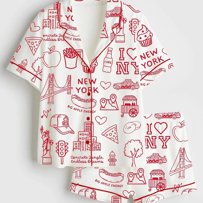 New York City Pajamas - Etsy