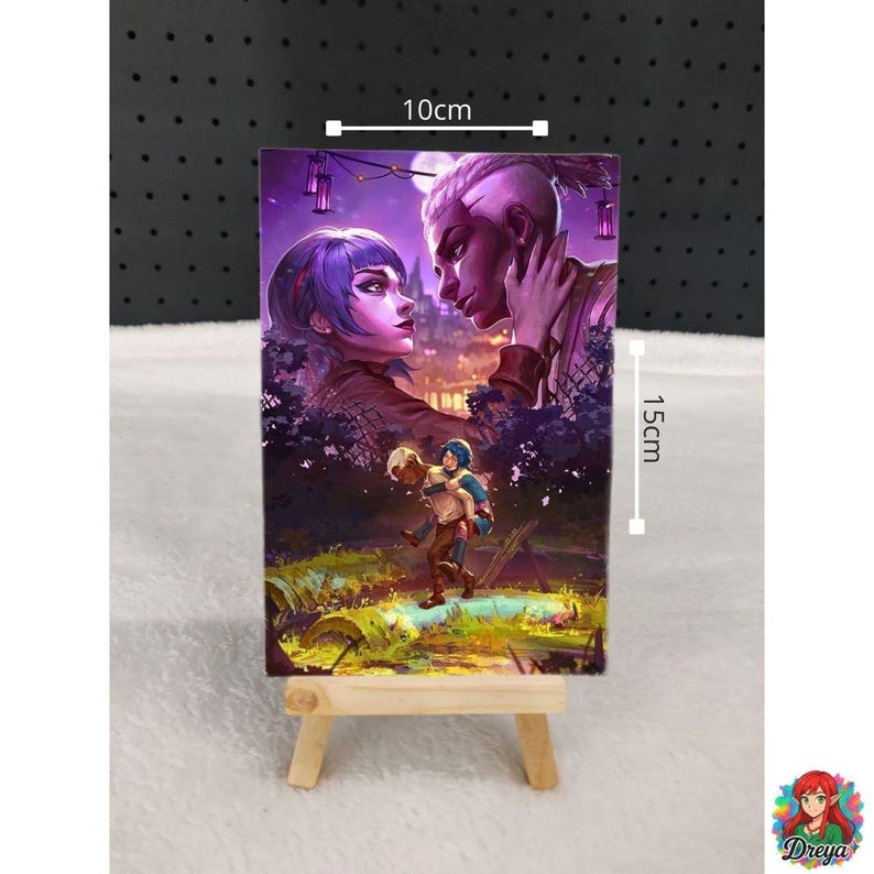Powder & Ekko - Arcane League of Legends Metal Poster - Lamina in ...