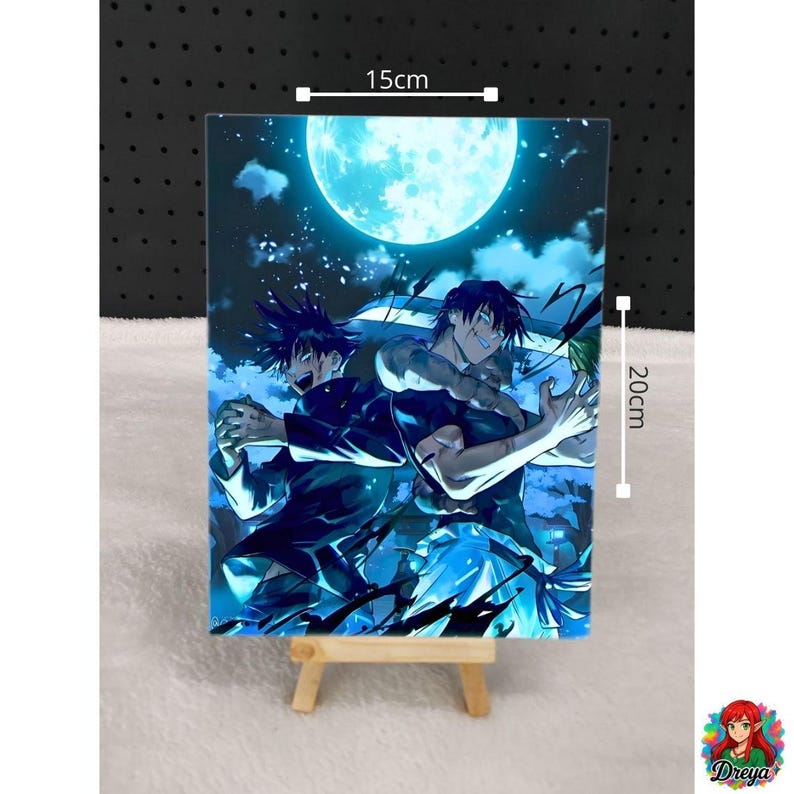 Toji Fushiguro & Megumi Fushiguro - Jujutsu Kaisen Metal Poster ...