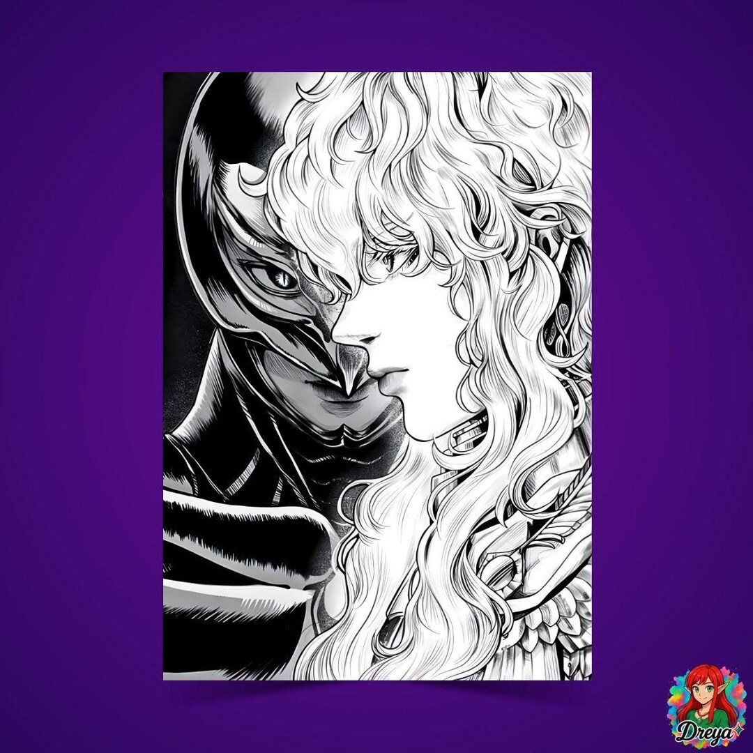 Grifis - Berserk Metal Poster - Piastra in Alluminio Lucido - Etsy