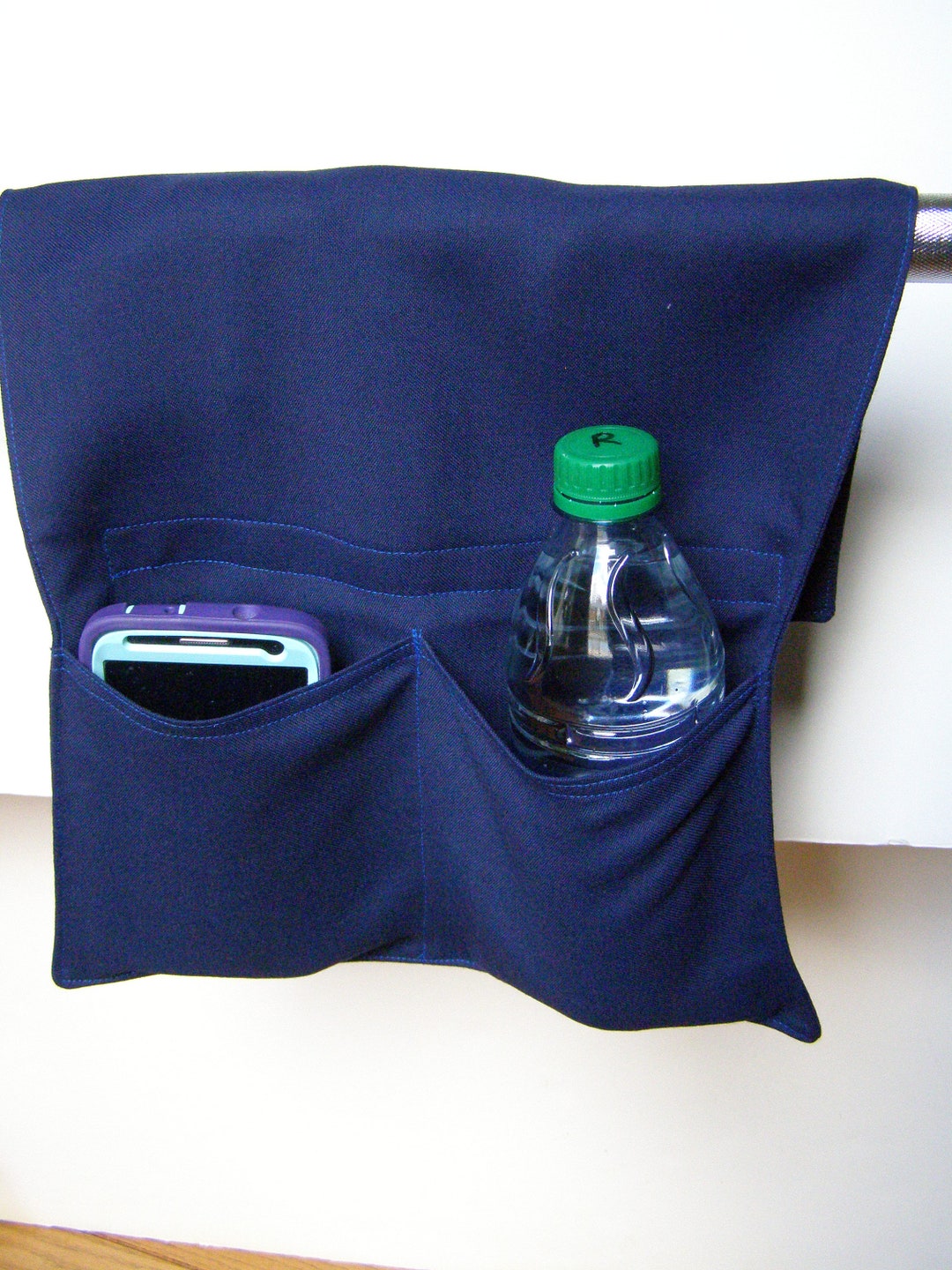 Treadmill Caddy, Navy Blue, Walker Caddy, Gym Bag, Arm Chair Caddy - Etsy