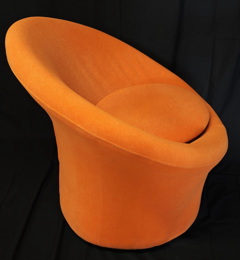 Mushroom Swivel Armchair – 1970s Space Age Design – Vintage Modernist ...
