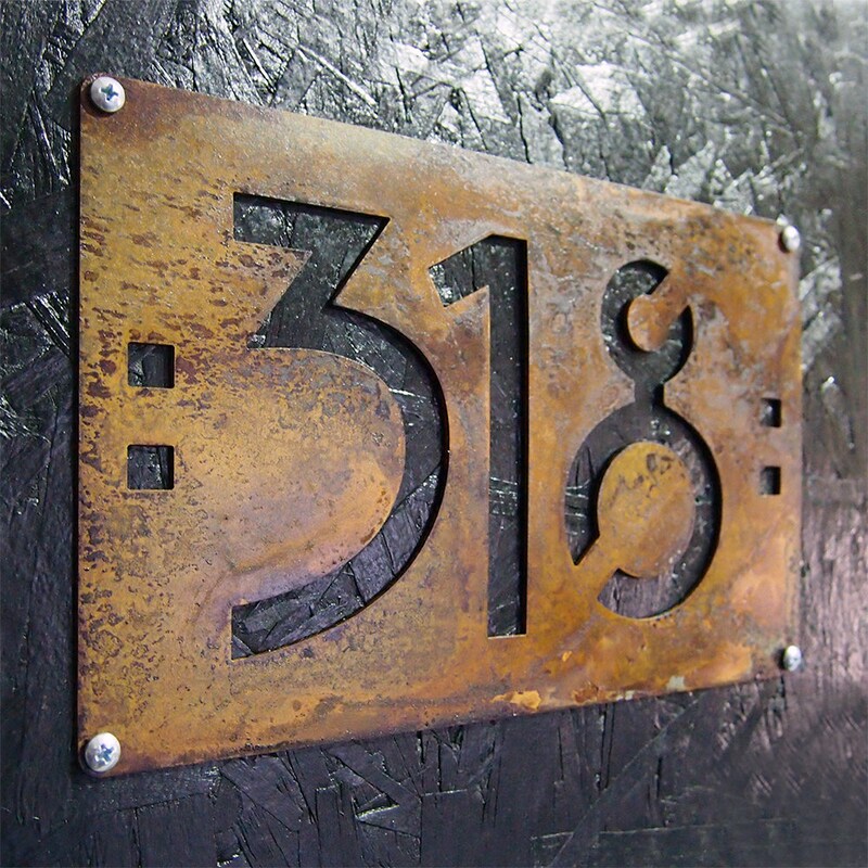 Craftsman House Numbers - Etsy