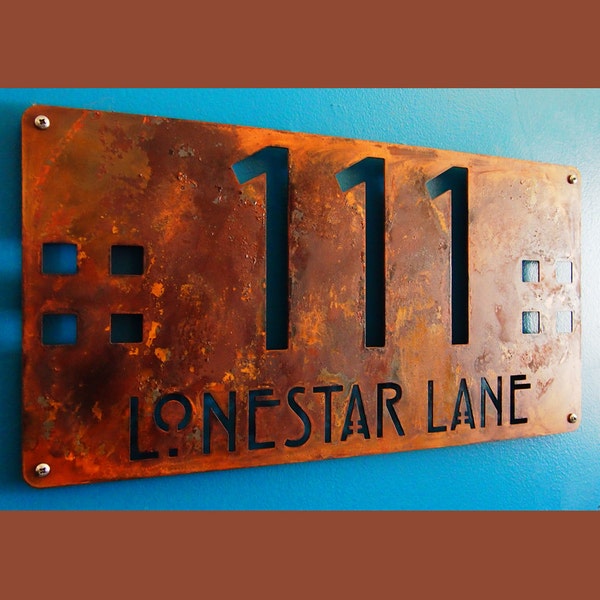 Craftsman Address Plaque - Etsy