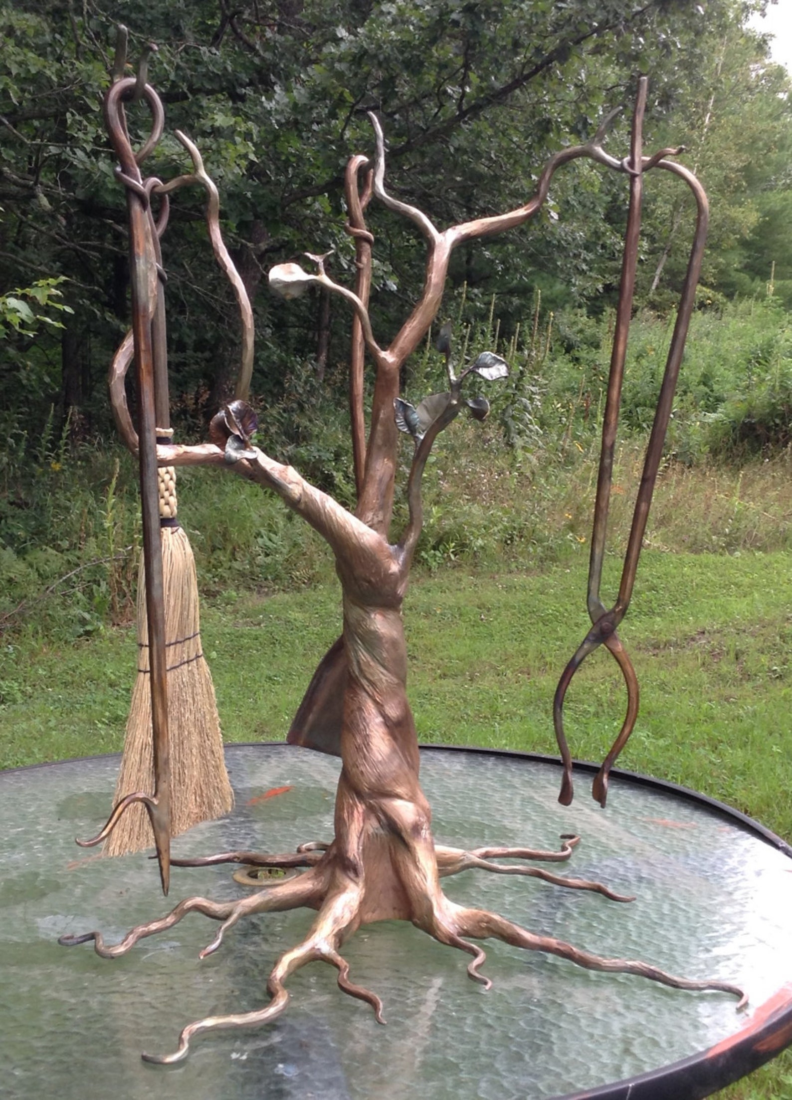 Custom Made Tree Fireplace Tools - Etsy