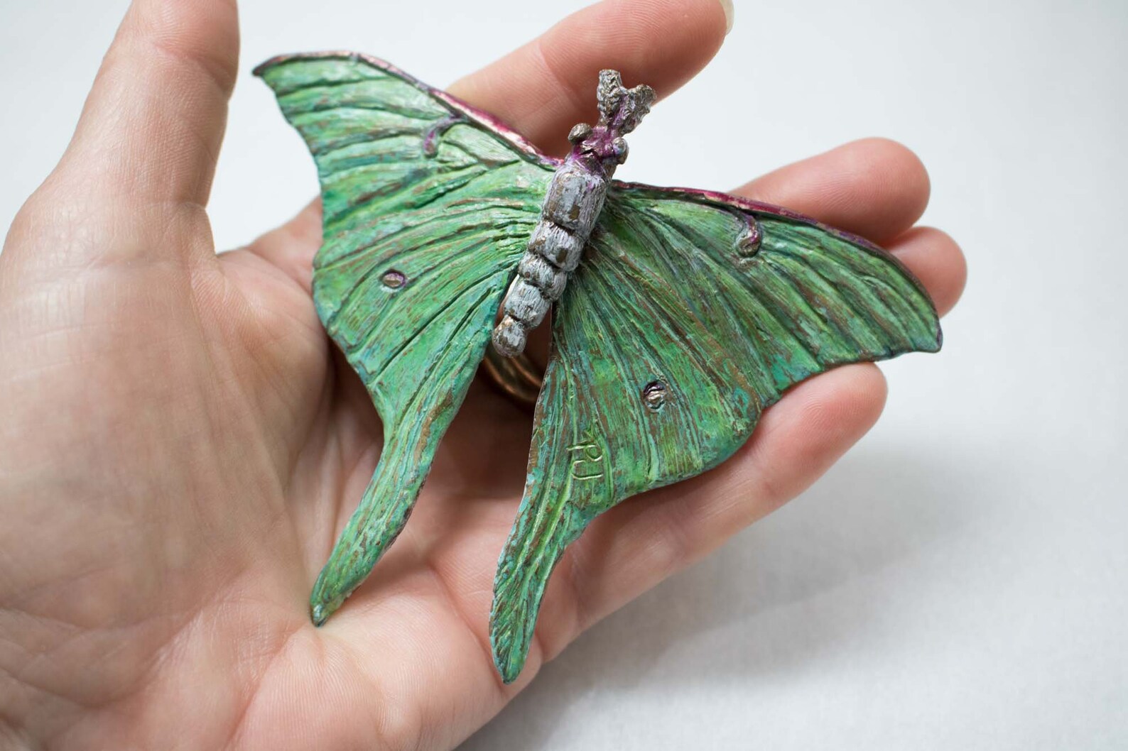 Bronze Luna Moth Sculpture - Etsy