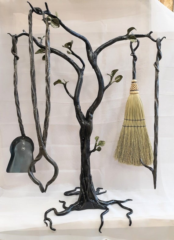Custom Made Tree Fireplace Tools - Etsy