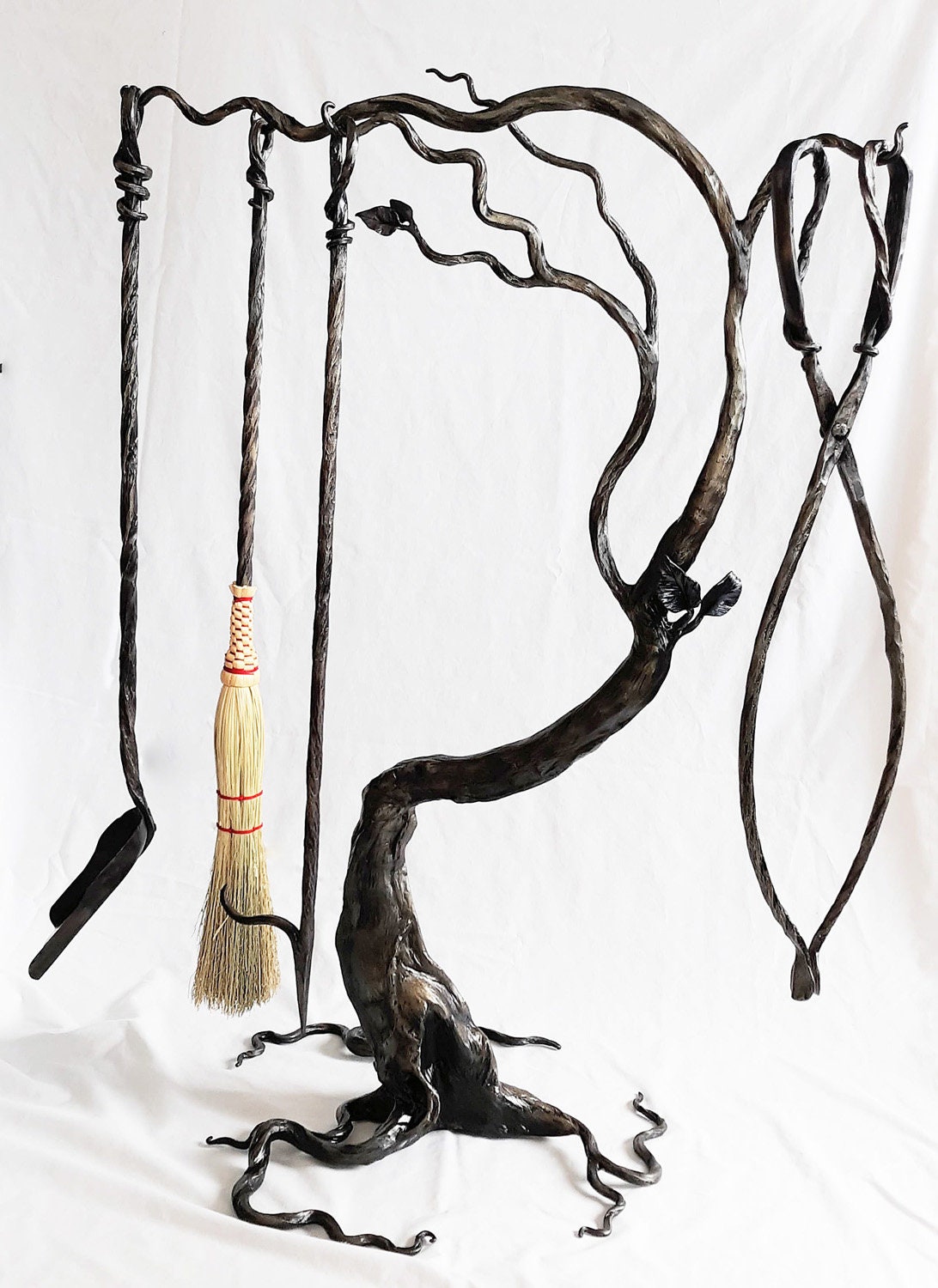 Custom Made Tree Fireplace Tools - Etsy