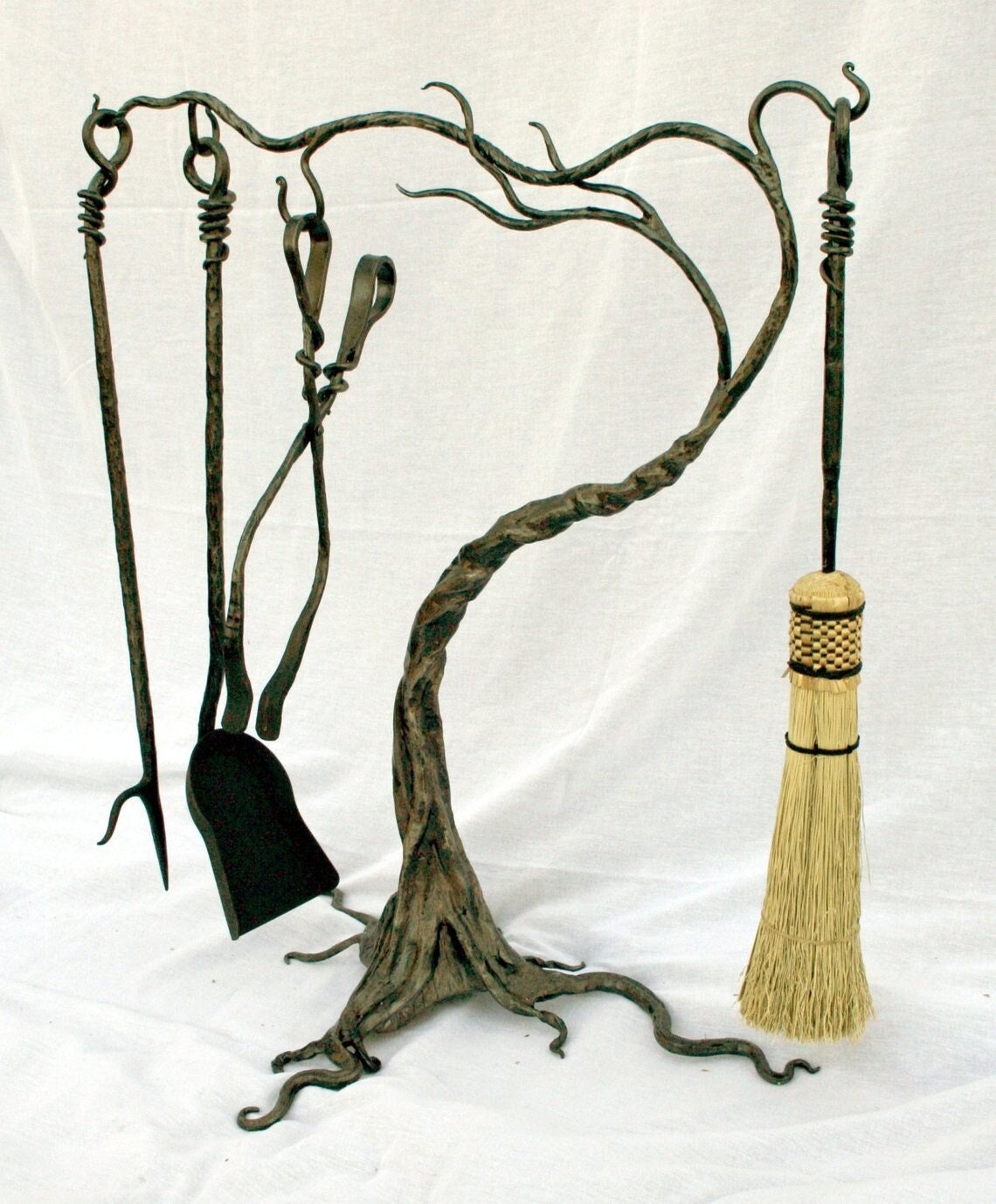 Custom Made Tree Fireplace Tools - Etsy