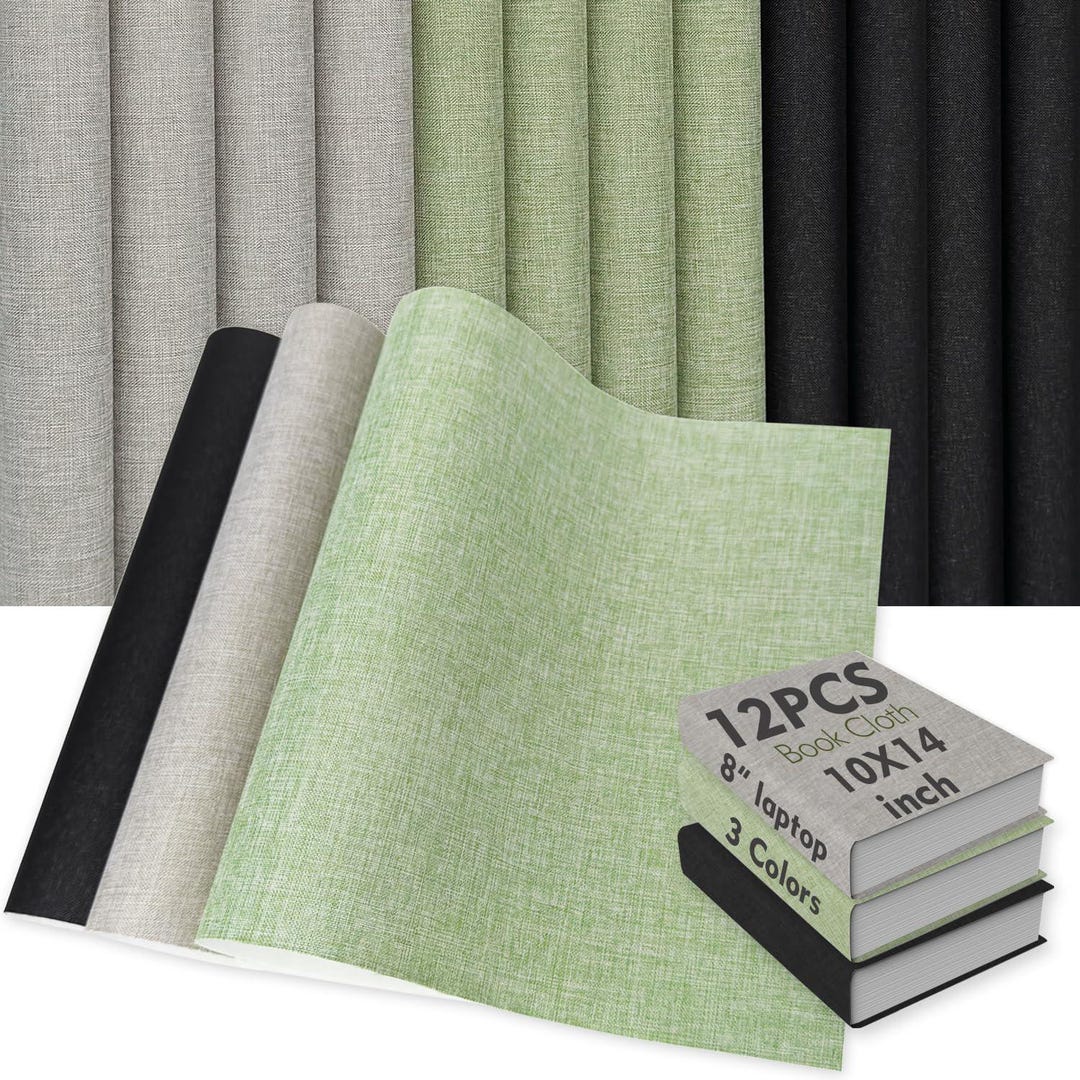 Book Cloth for Bookbinding, 3 Colors, 10x14 Inch, 12pcs - Etsy
