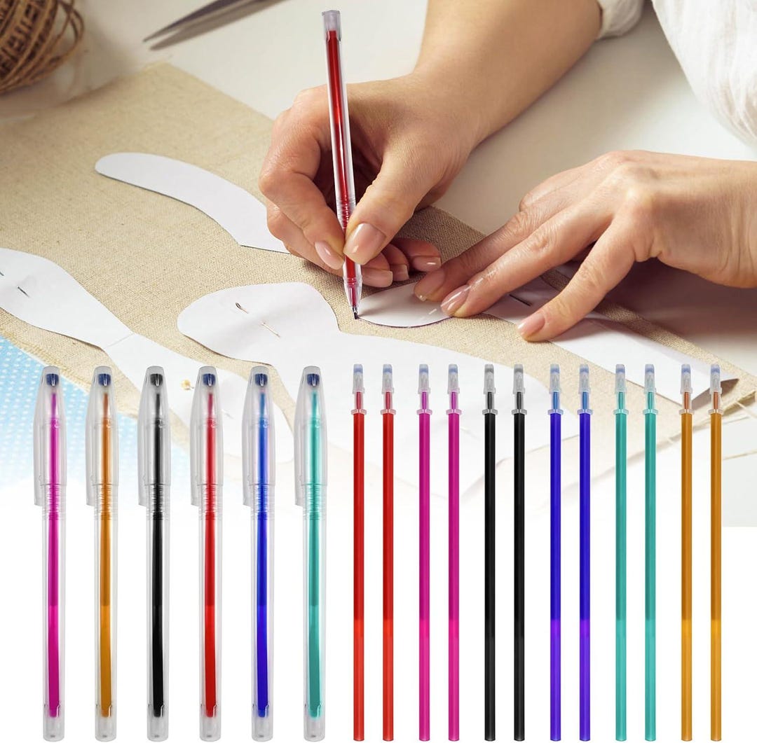 36pcs Heat Erasable Fabric Marking Pens, Assorted Colors - Etsy
