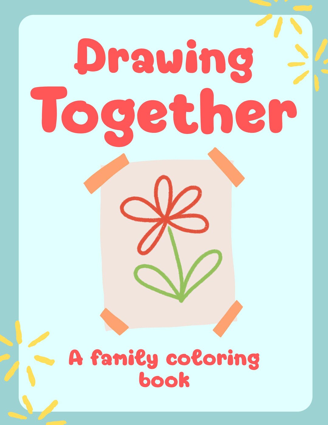 Family Fun Challenge Coloring Pages – 16 Printable Activity Sheets for ...