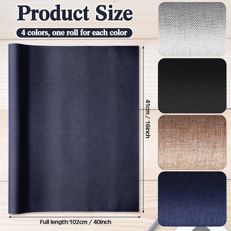 Book Cloth Fabric, Paper Backed Binding, 4 Colors - Etsy