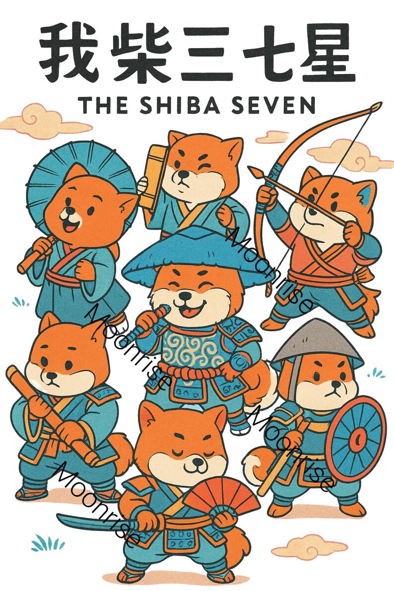 Vagabond Dog – Shiba Inu Samurai PNG - Etsy
