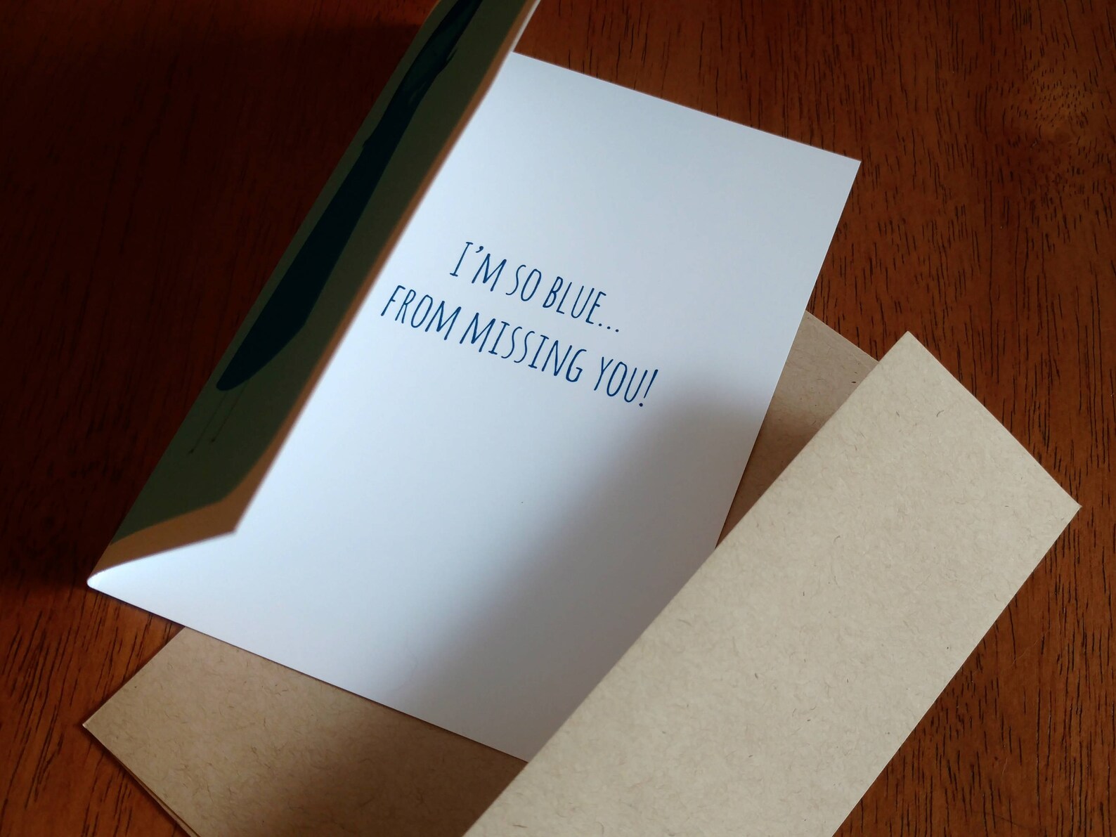 Miss You Greeting Card | Etsy