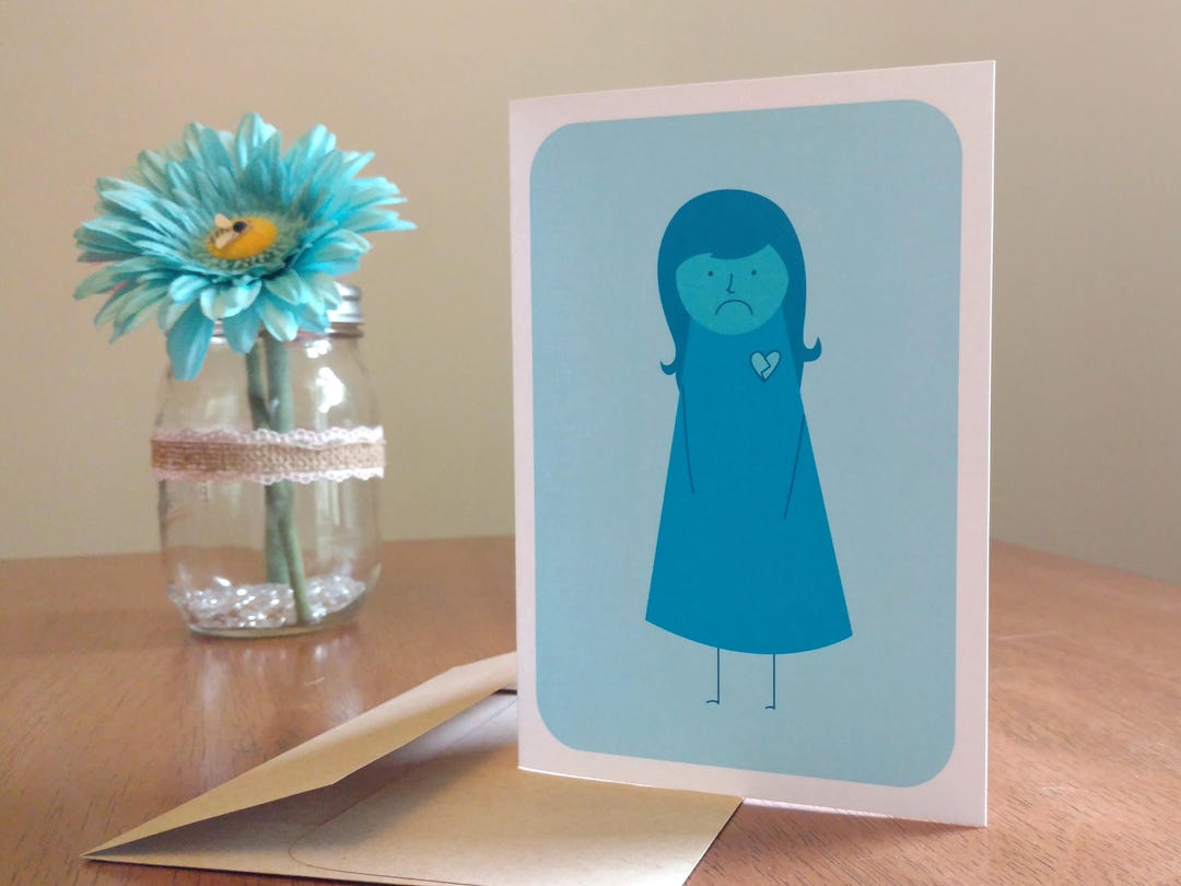 Miss You Greeting Card - Etsy
