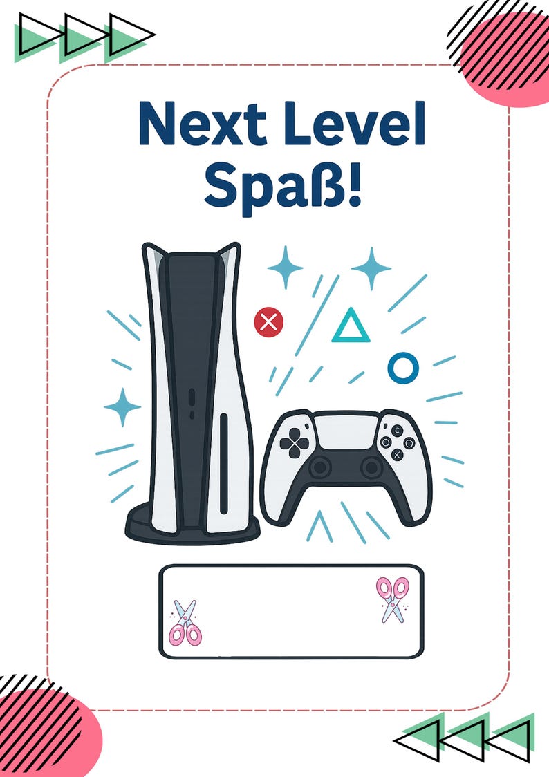 Gaming Cash Gift Card | Printable Video Game Cash Gift Idea | Next ...