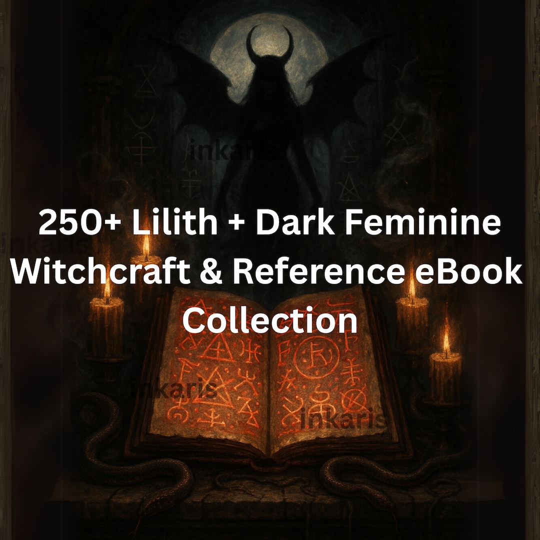 Lilith & Dark Feminine Witchcraft Ebooks: Occult, Demonology, Magick ...