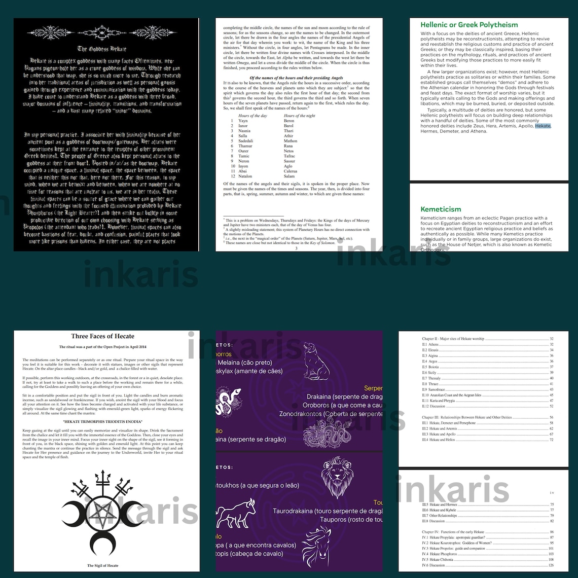 Hekatean Codex: 100 Ancient Witchcraft & Magick Texts (digital Bundle ...