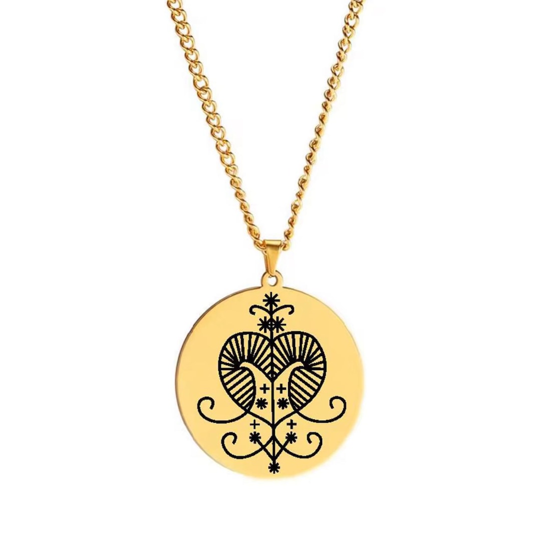 Erzulie Freda Vèvè Talisman Necklace Protector of Love - Etsy