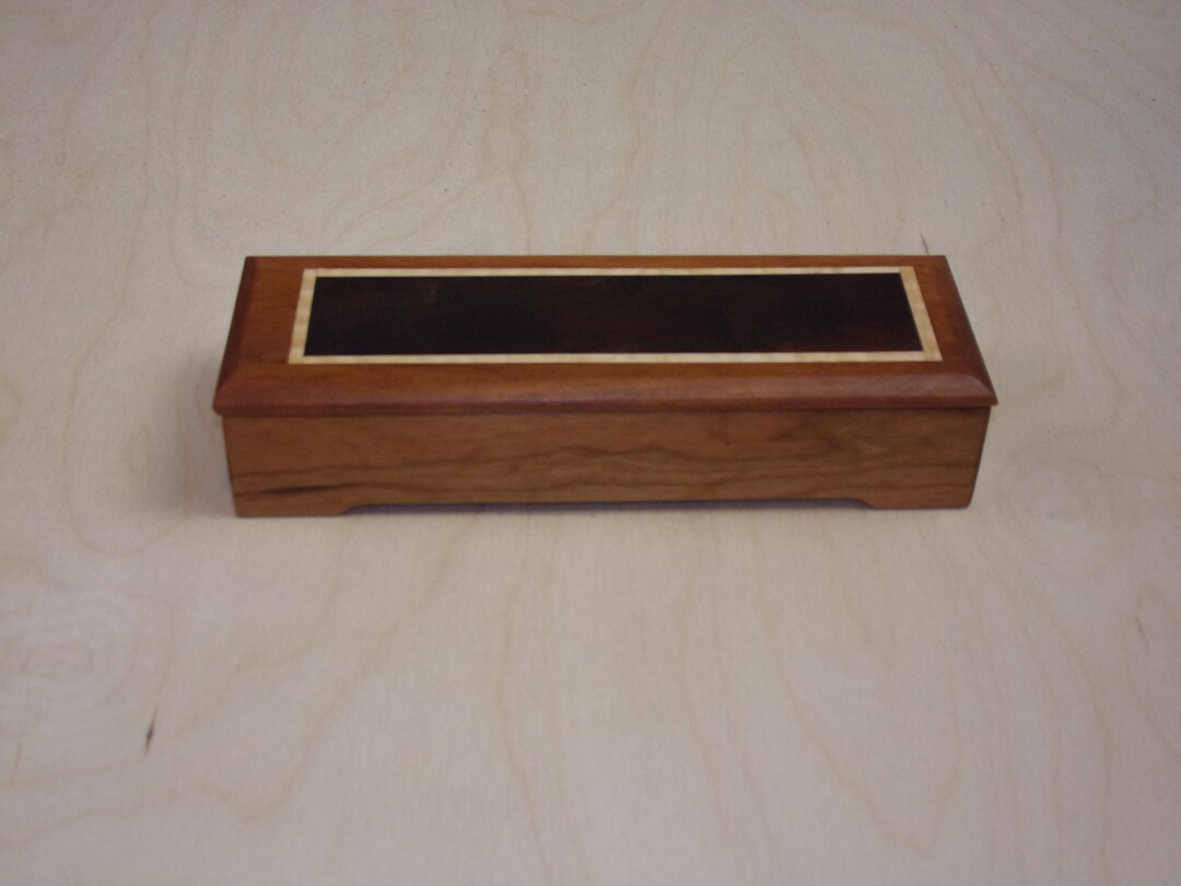 Pencil Box Handmade Cherry, Handmade Wooden Box, Desk Box ,jewelry Box ...