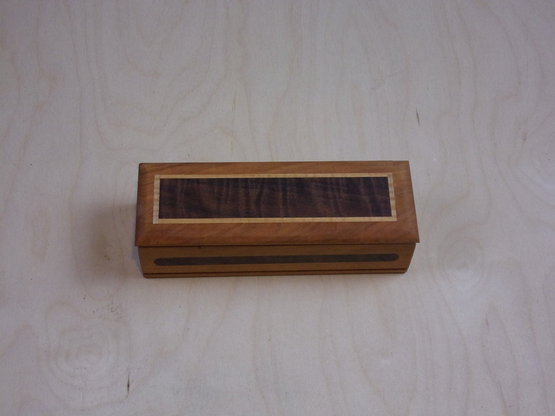 Pencil Box Handmade Cherry, Handmade Wooden Box, Desk Box ,jewelry Box ...