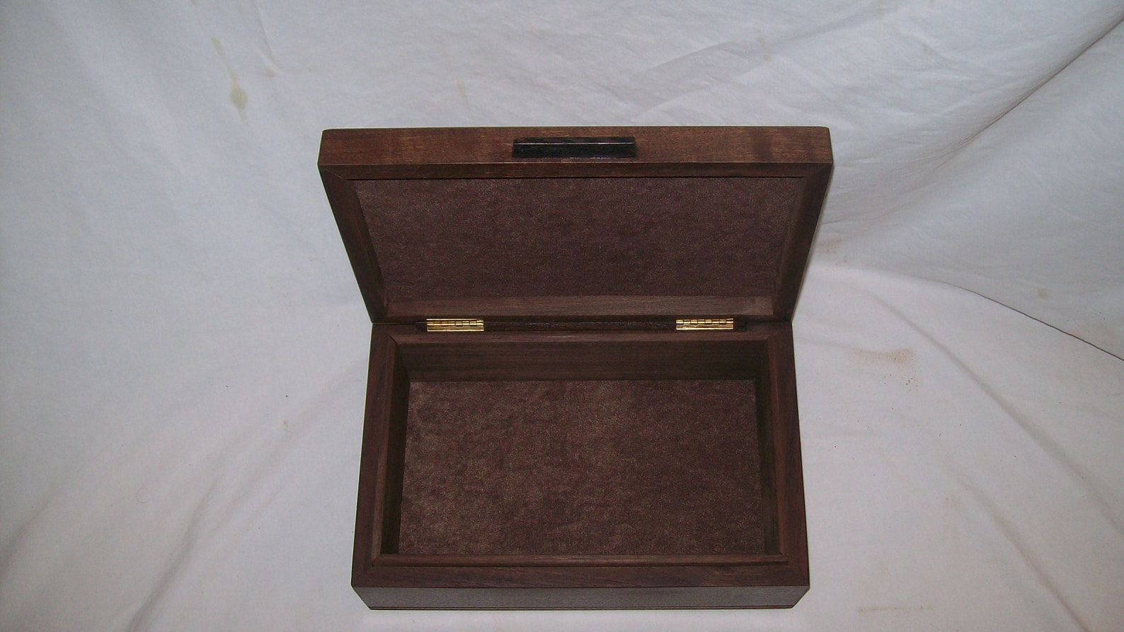 Walnut Box Inlayed With Cherry Top 11''x7''x4'' Handcrafted Keepsake ...