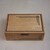 Small Wood Box Pencil Box Handmade Ash With Fancy Walnut Top, Desk Box ...