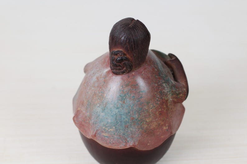 Vintage Chulucanas Pottery Figure by Manuel Adanaque, Peruvian Folk Art ...