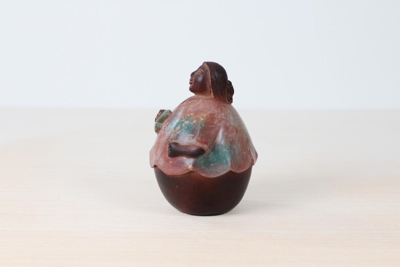 Vintage Chulucanas Pottery Figure by Manuel Adanaque, Peruvian Folk Art ...