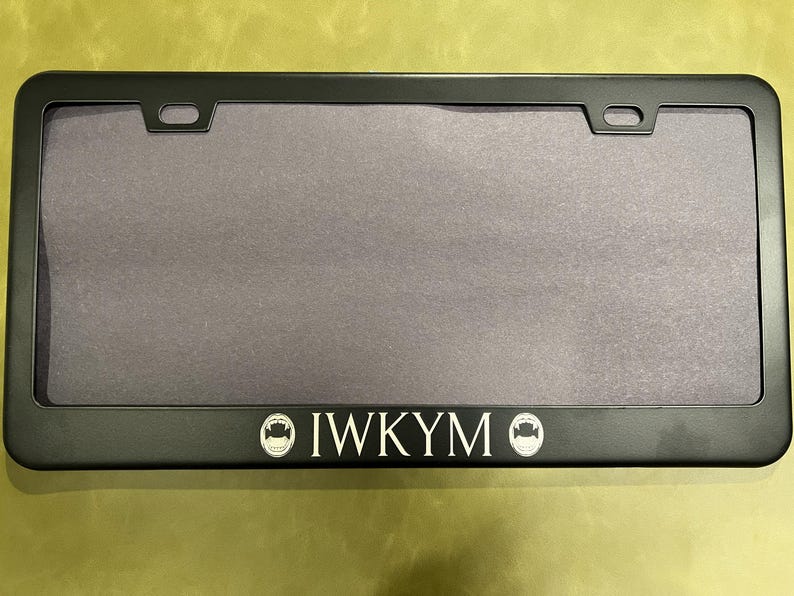 Dungeon Crawler Carl License Plate Frame - Customizable - Metal - Etsy