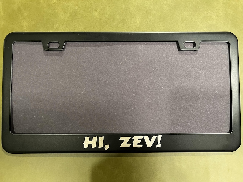Dungeon Crawler Carl License Plate Frame - Customizable - Metal - Etsy