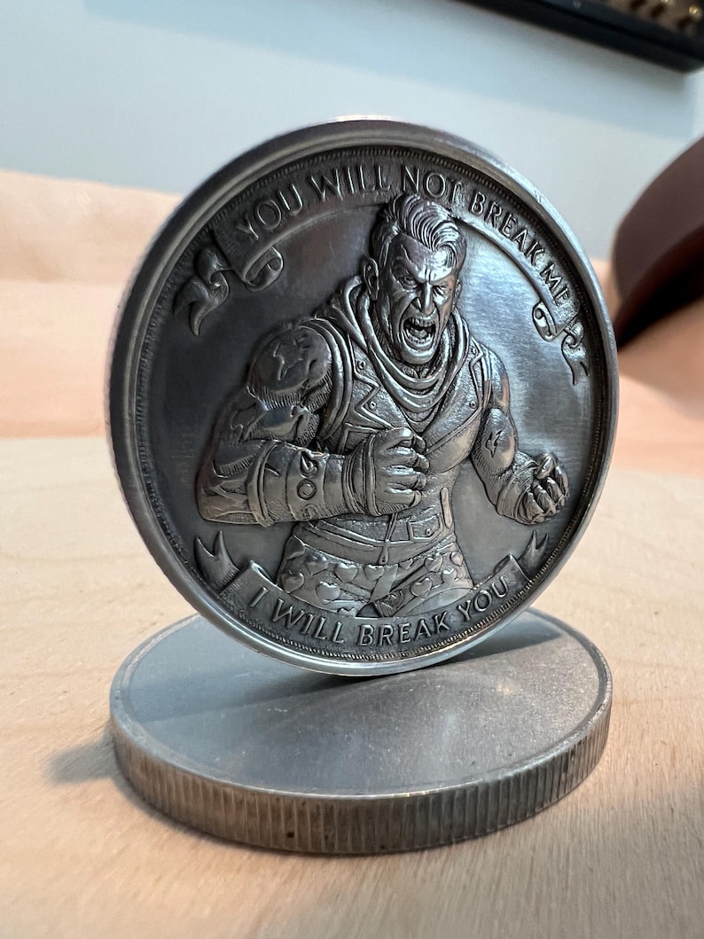 Dungeon Crawler Carl Themed Coins - Metal - Customizable - Handcrafted ...