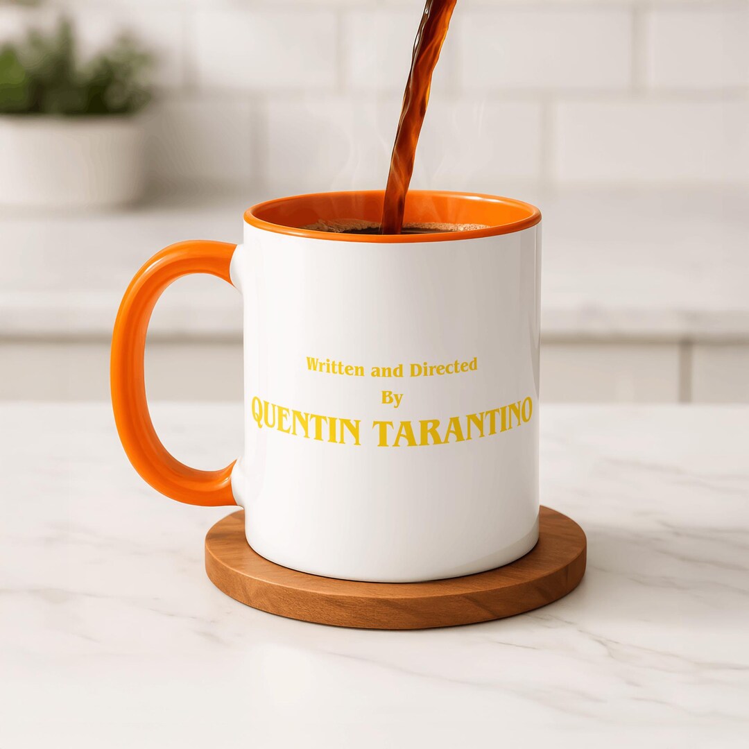 Directed by Quentin Tarantino Mug - Cult Film Coffee Cup - Movie Buff ...